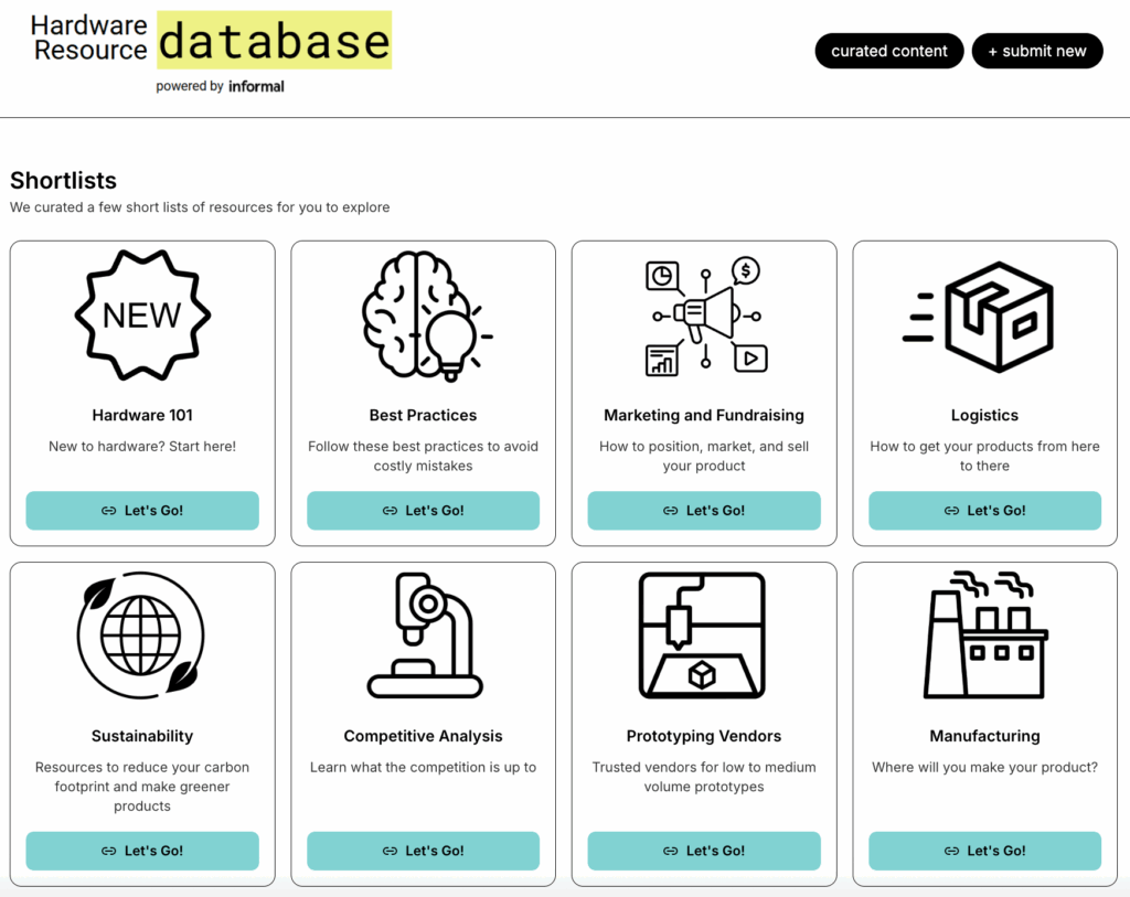 Meet the hardware resource database you've been waiting for - informal